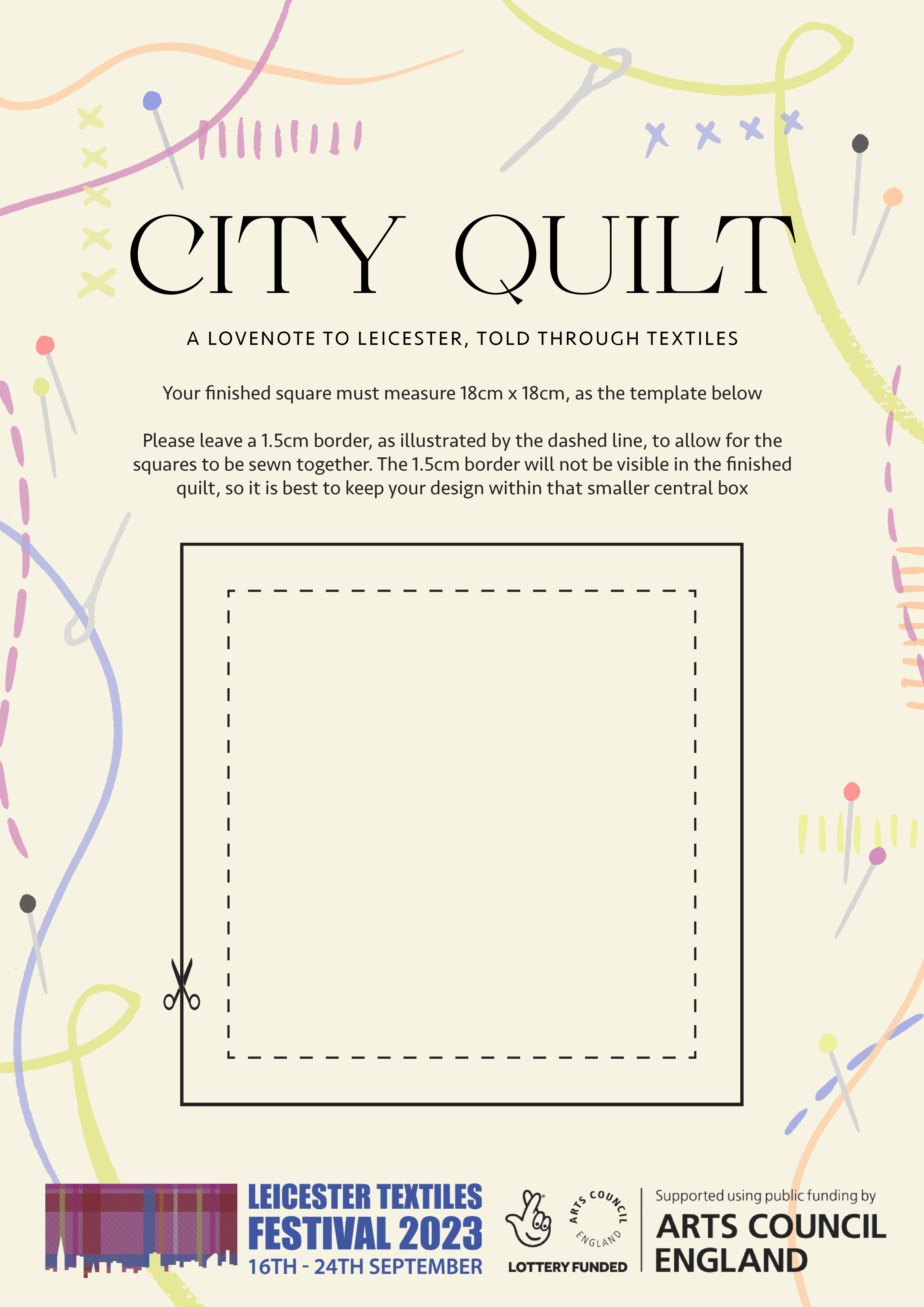 City Quilt – Leicester Textiles Festival